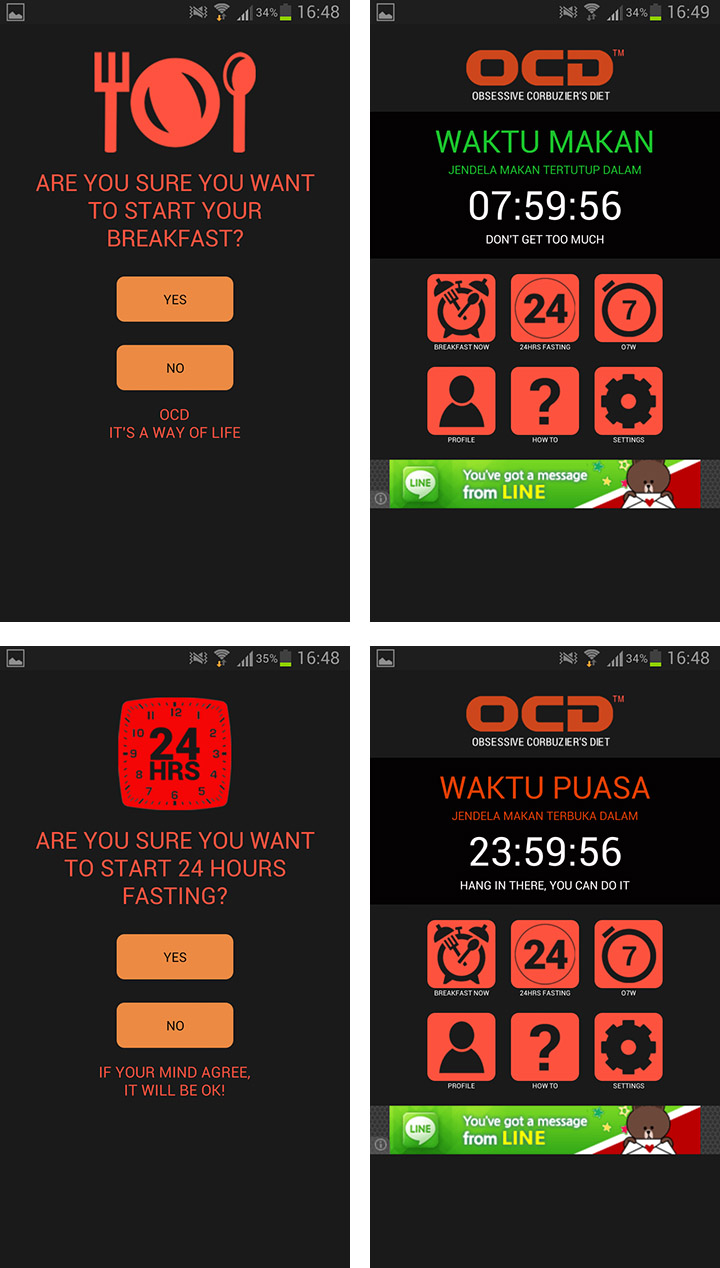 Inilah aplikasi Android program diet OCD Deddy Corbuzier