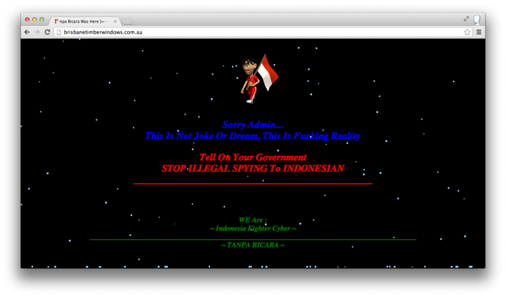 170 situs Australia dibajak, berhenti memata-matai Indonesia