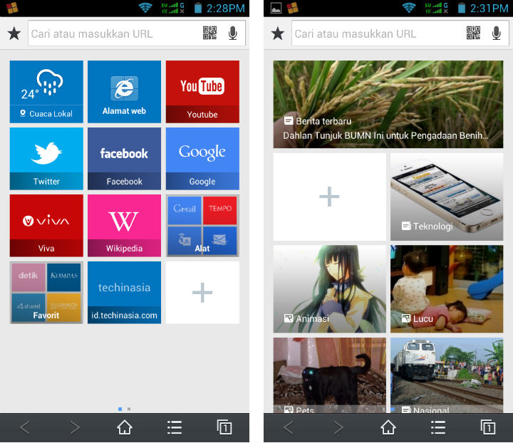 Review Baidu Browser versi Indonesia