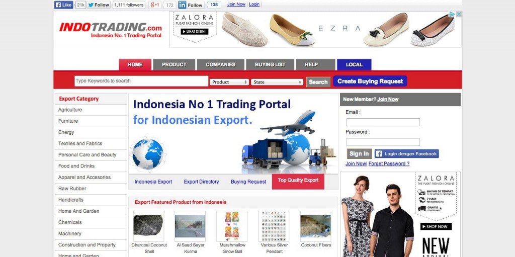IndoTrading luncurkan kanal untuk eksportir di Indonesia