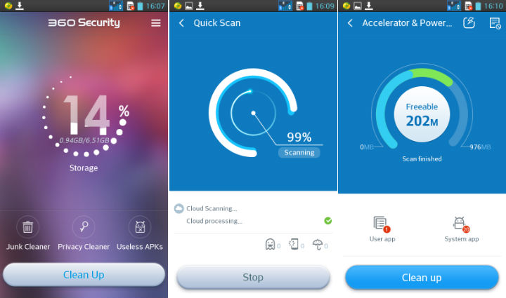 360 Security: pusat kendali smartphone dalam satu aplikasi