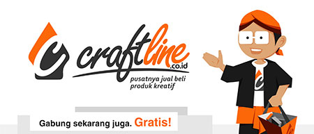 Bisa membuat kerajinan tangan kreatif? Coba jual di Craftline
