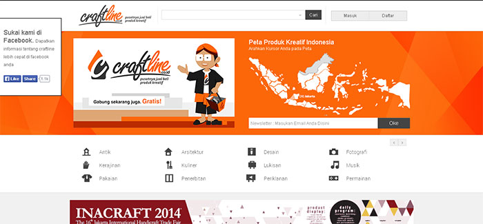 Bisa membuat kerajinan tangan kreatif? Coba jual di Craftline