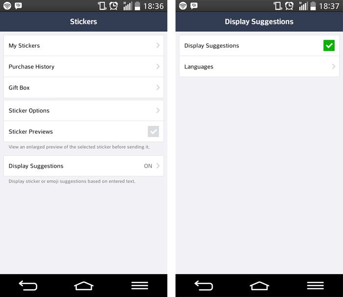 Update terbaru Line memudahkan Anda untuk mencari sticker