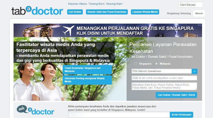 Bingung mencari informasi perawatan dokter spesialis? Tab A Doctor ...