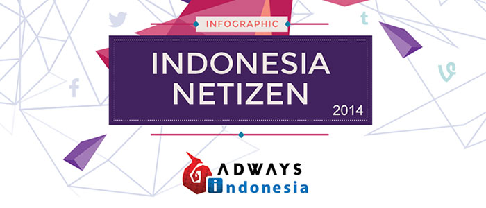 Infografis seputar perkembangan netizen Indonesia tahun 2014