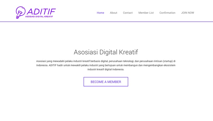 ADITIF wadah para pelaku digital kreatif di Indonesia