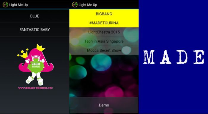 Light Me Up aplikasi pengganti glowstick