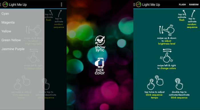 Light Me Up aplikasi pengganti glowstick