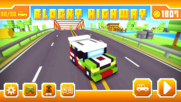 Blocky Highway - Kebut-Kebutan di Jalan dengan Grafis Voxel