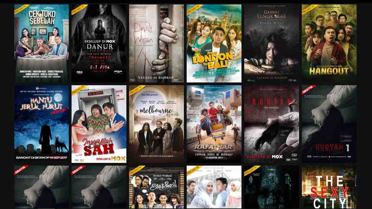 MOX Hadirkan Film Indonesia secara Legal