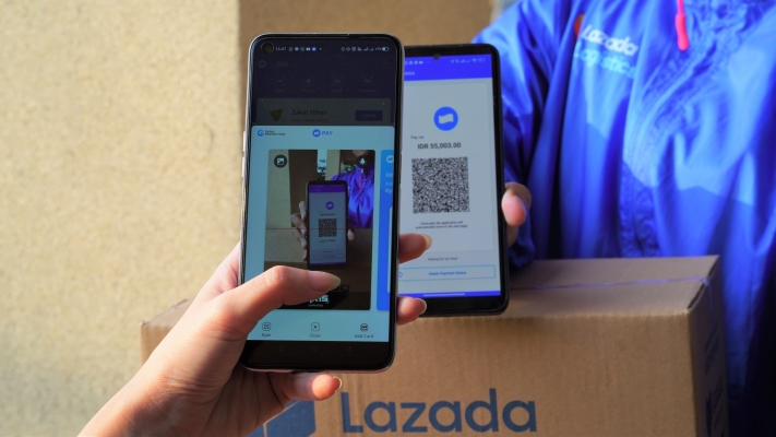 Lazada Luncurkan Metode Pembayaran COD Menggunakan QRIS