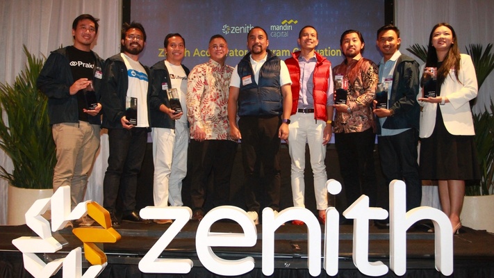 Enam finalis Zenith Accelerator resmi bermitra dengan Bank Mandiri
